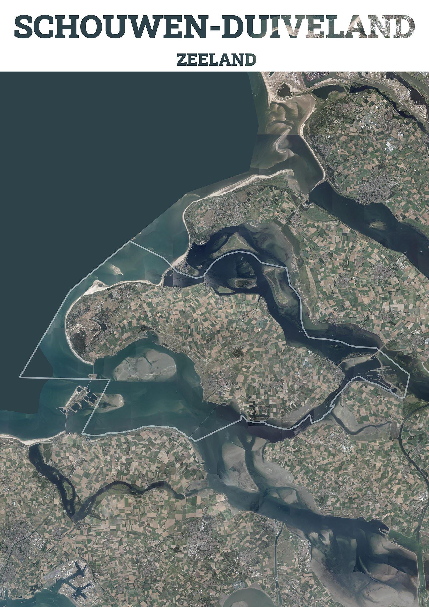 Luchtfoto van de gemeente Schouwen-Duiveland – Earth Art