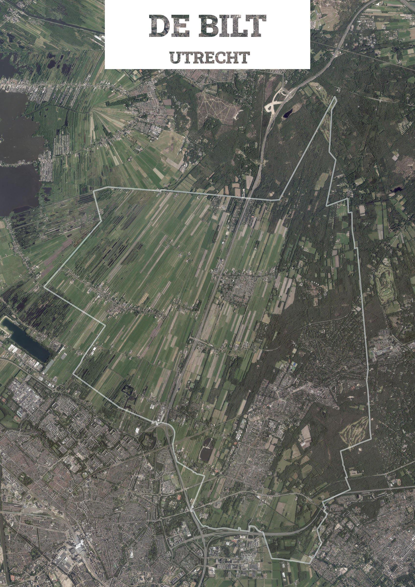 Luchtfoto van de gemeente De Bilt – Earth Art