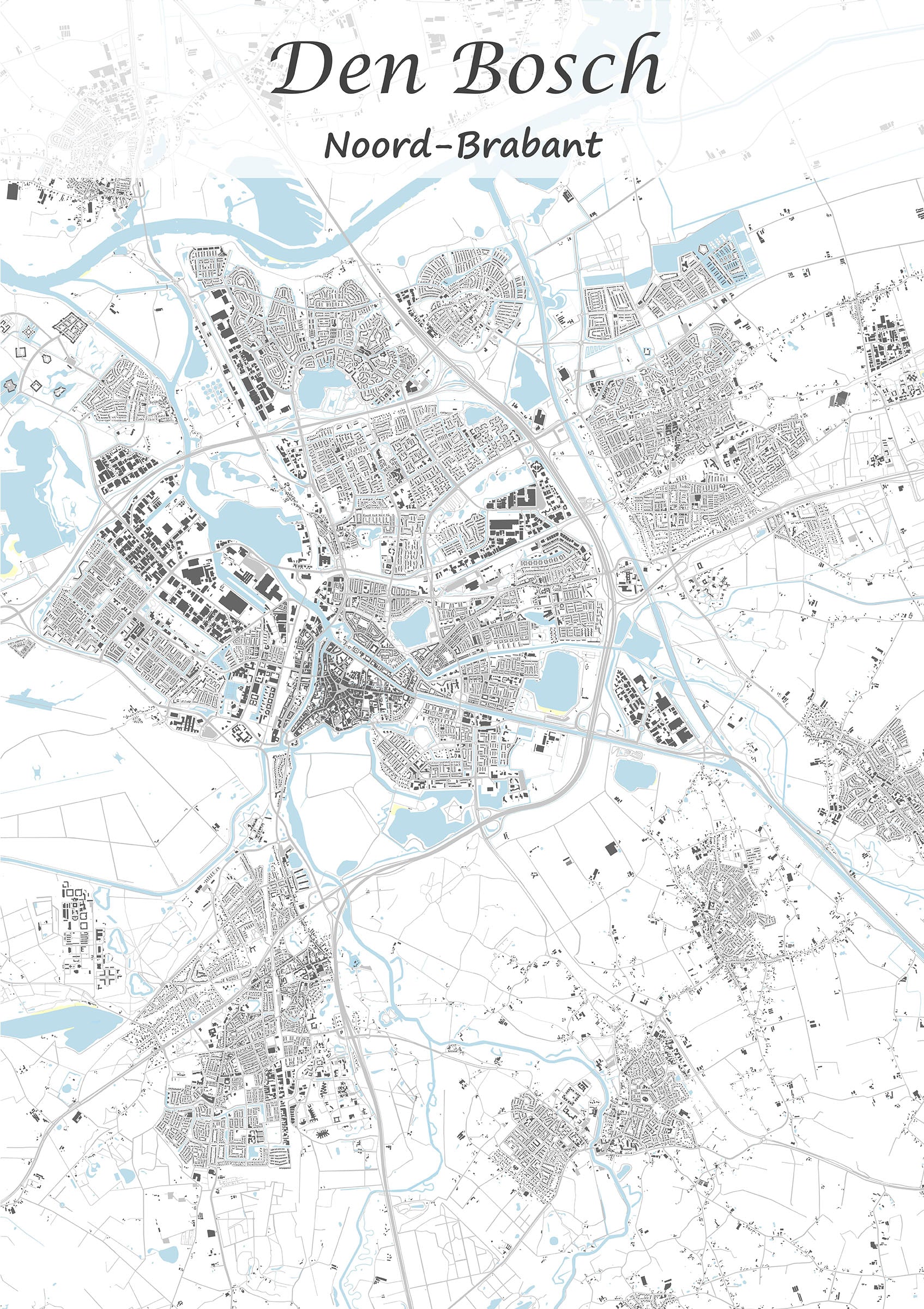 Stadskaart van Den Bosch – Earth Art