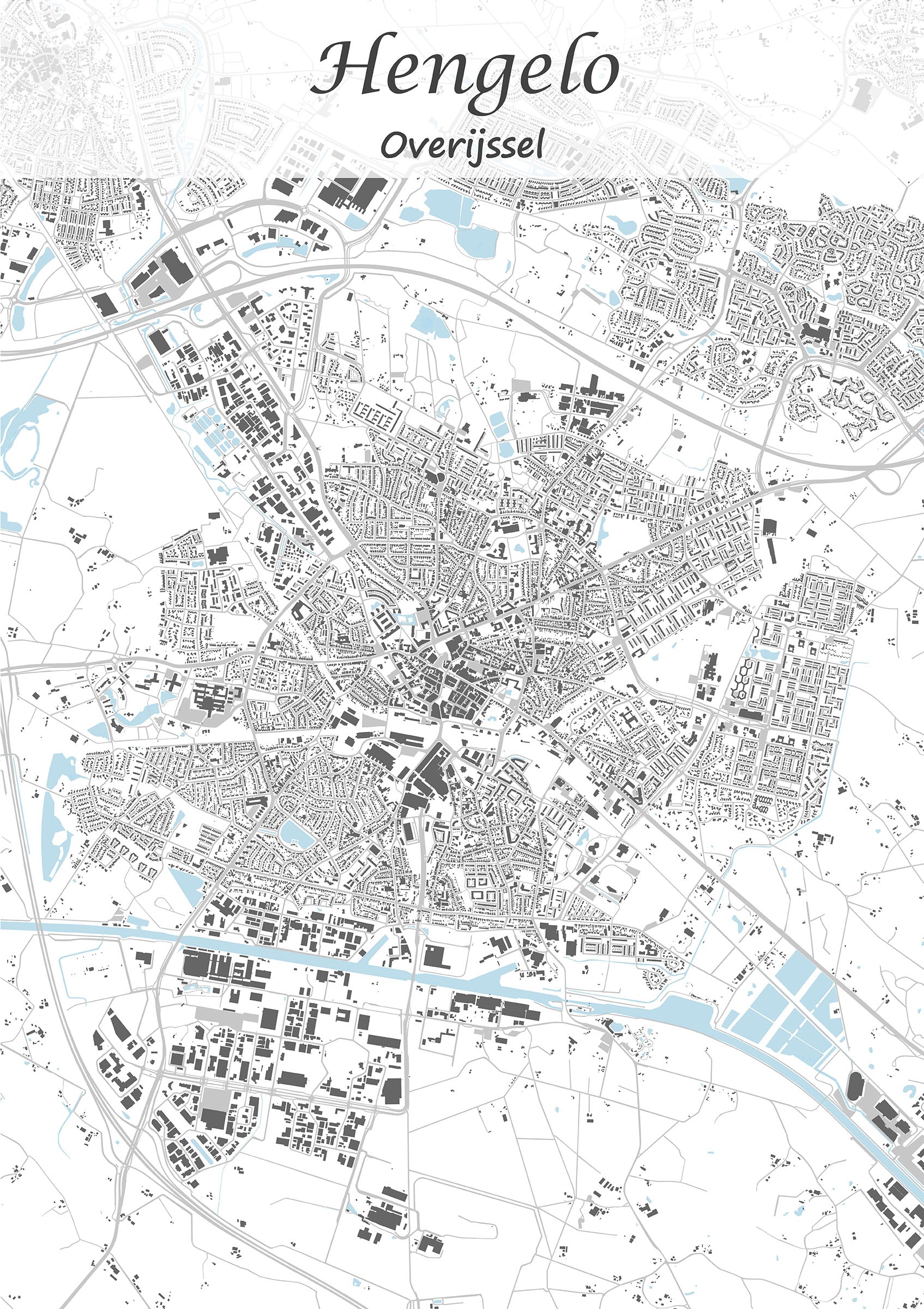 Stadskaart van Hengelo – Earth Art