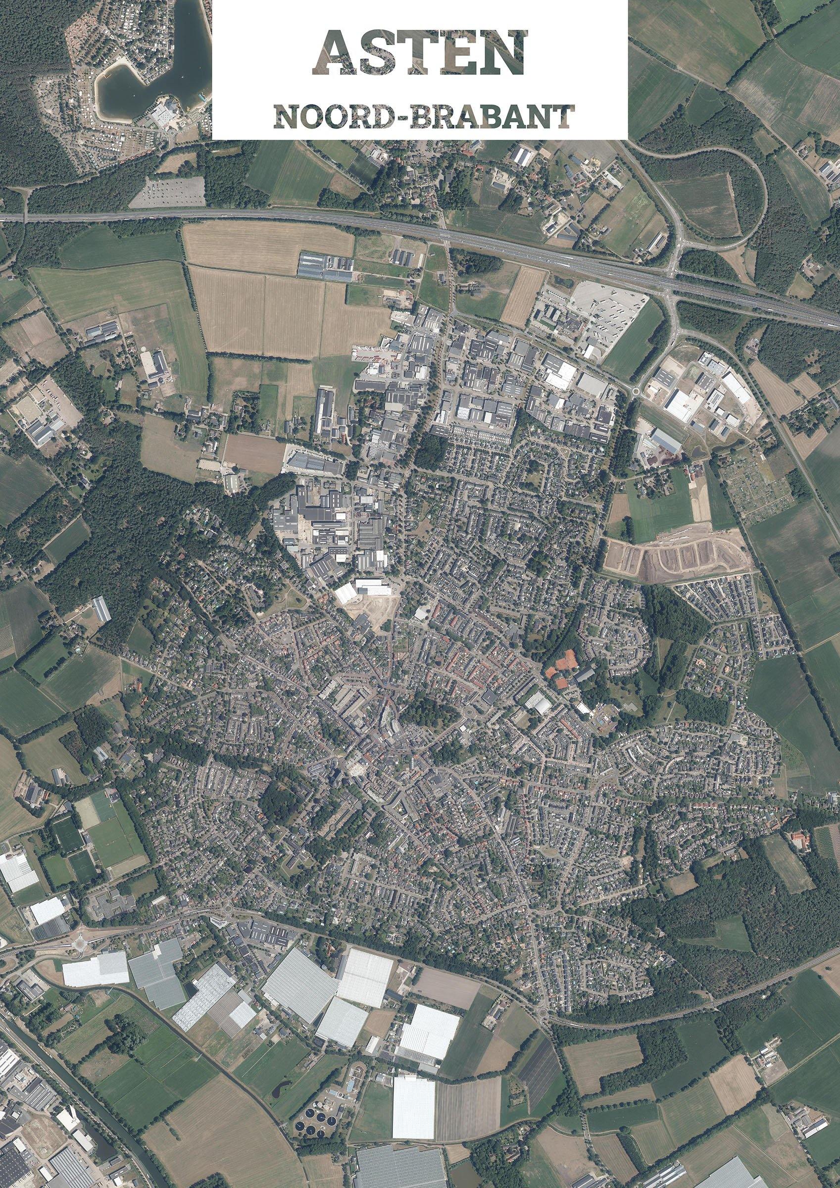 Luchtfoto van Asten – Earth Art