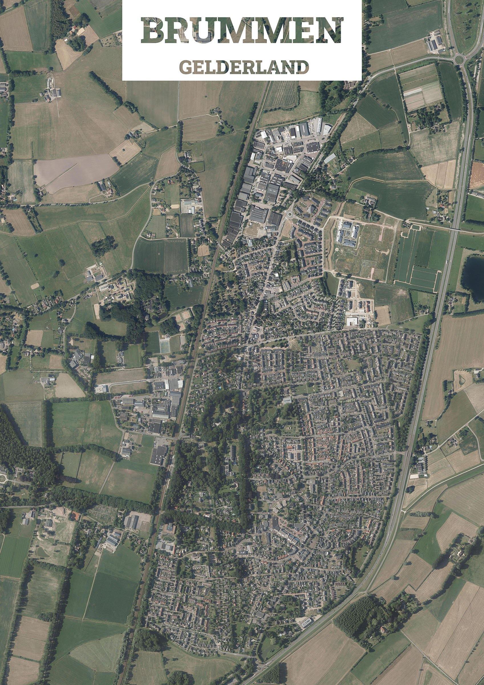 Luchtfoto van Brummen – Earth Art