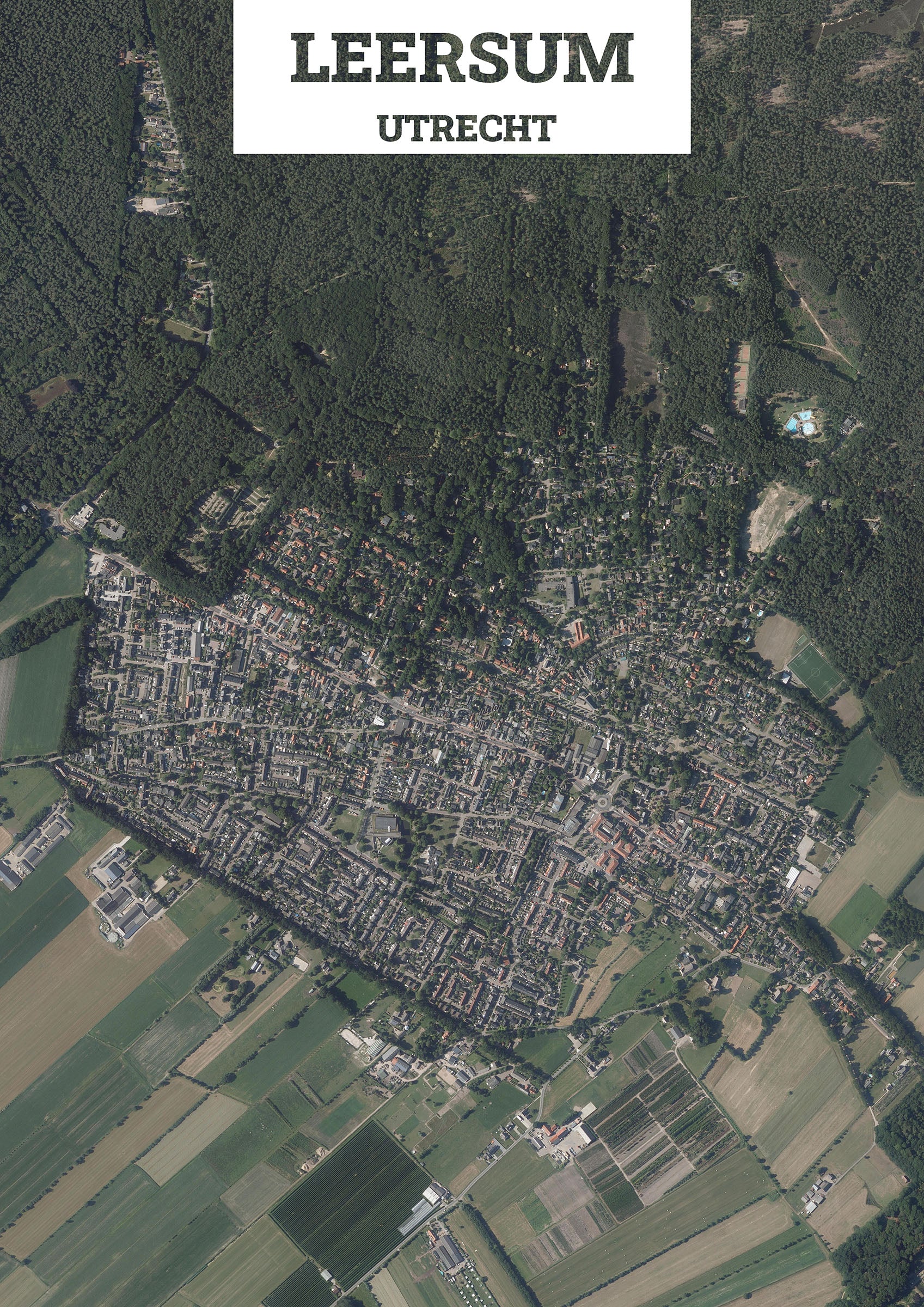 Luchtfoto van Leersum – Earth Art