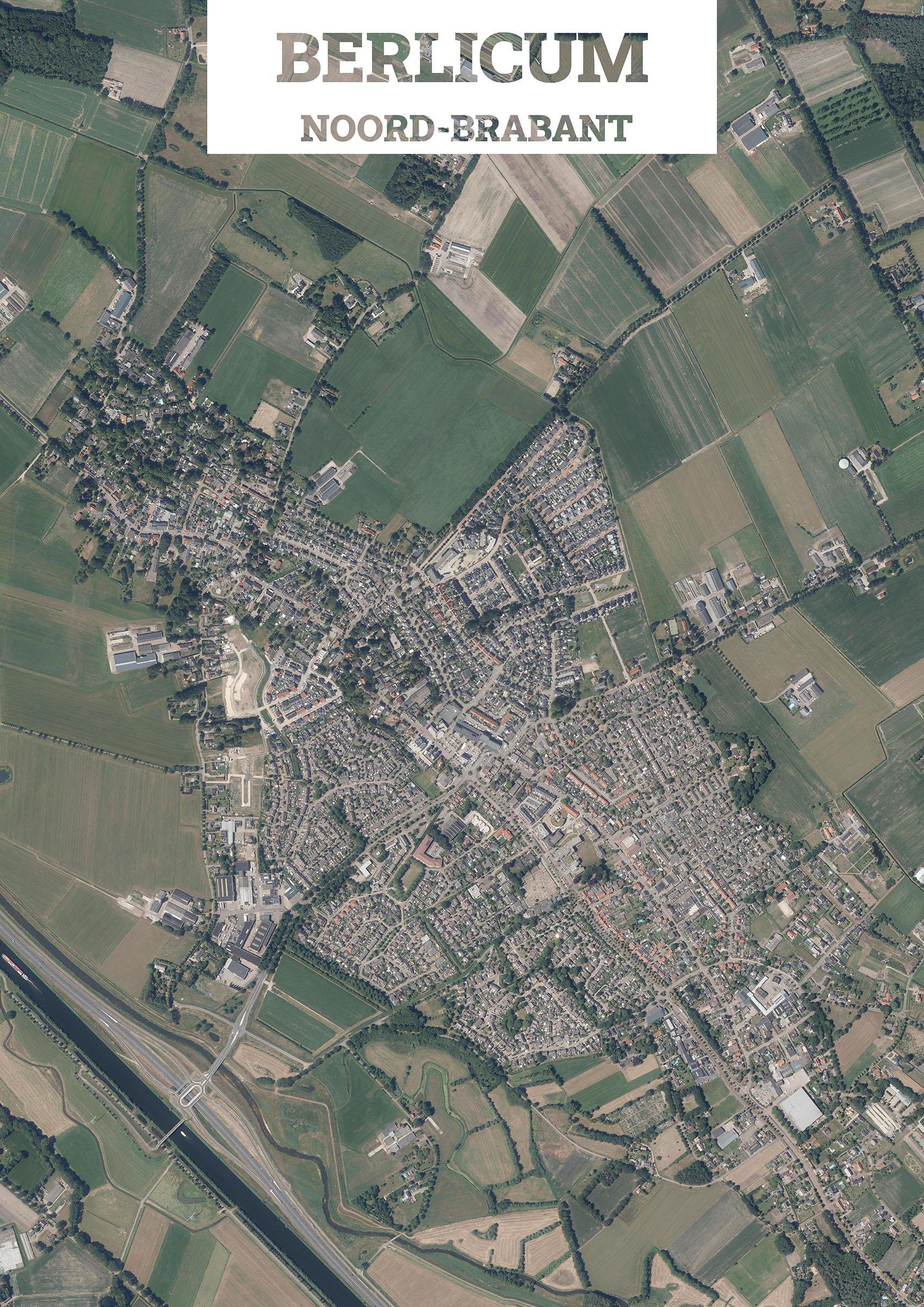 Luchtfoto van Berlicum – Earth Art