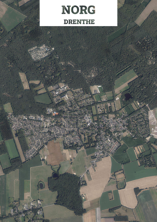 Luchtfoto's en kaarten van alle Nederlandse plaatsen als wanddecoratie ...