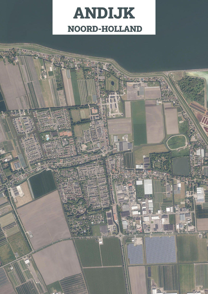 Luchtfoto's en kaarten van alle Nederlandse plaatsen als wanddecoratie ...