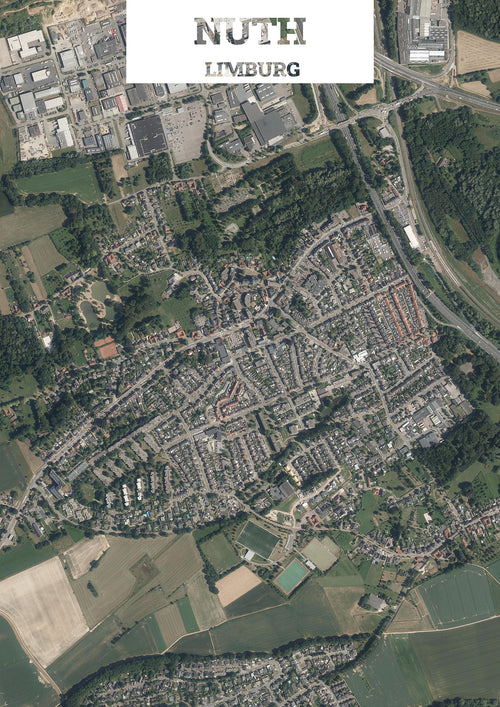 Luchtfoto's en kaarten van alle Nederlandse plaatsen als wanddecoratie ...